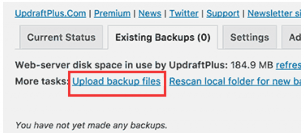 Backup Restore Wordpress Site With Updraftplus Wp Stairs