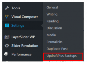 Backup / restore WordPress site with UpdraftPlus - Wp Stairs